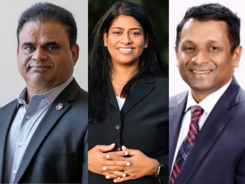 Three Indian-Americans take oath as county judges in US743h23hj32